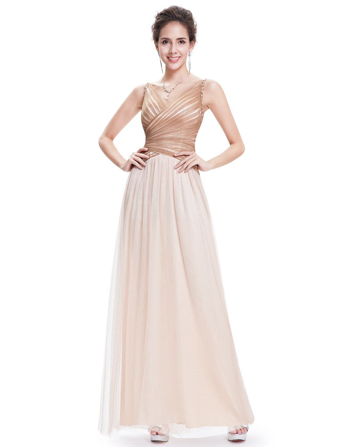 Ever Pretty Womens Sexy V Neck Prom Bridesmaid Party Evening Prom